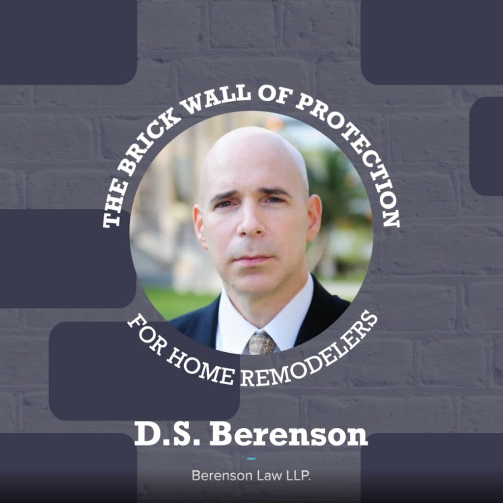 The Home Remodelers Brick Wall of Protection